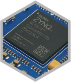 米尔科技的邮票孔ZYNQ - Cortex A9核心模块