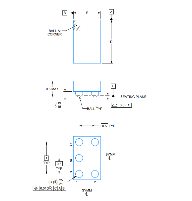 TS5A3166——0.9Ω 导通状态电阻、5V、1:1 (SPST)、单通道模拟开关（高电平有效）