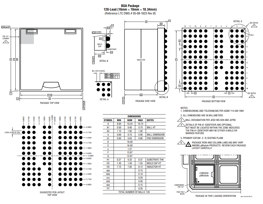 LTM4660——60V、300W混合式降压型μModule总线转换器