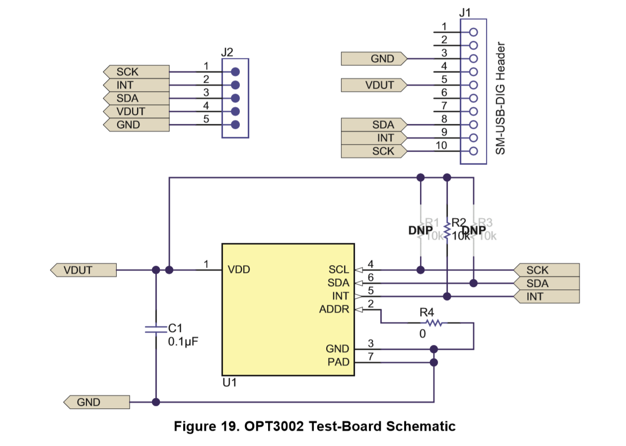 OPT3002 - 光数字传感器