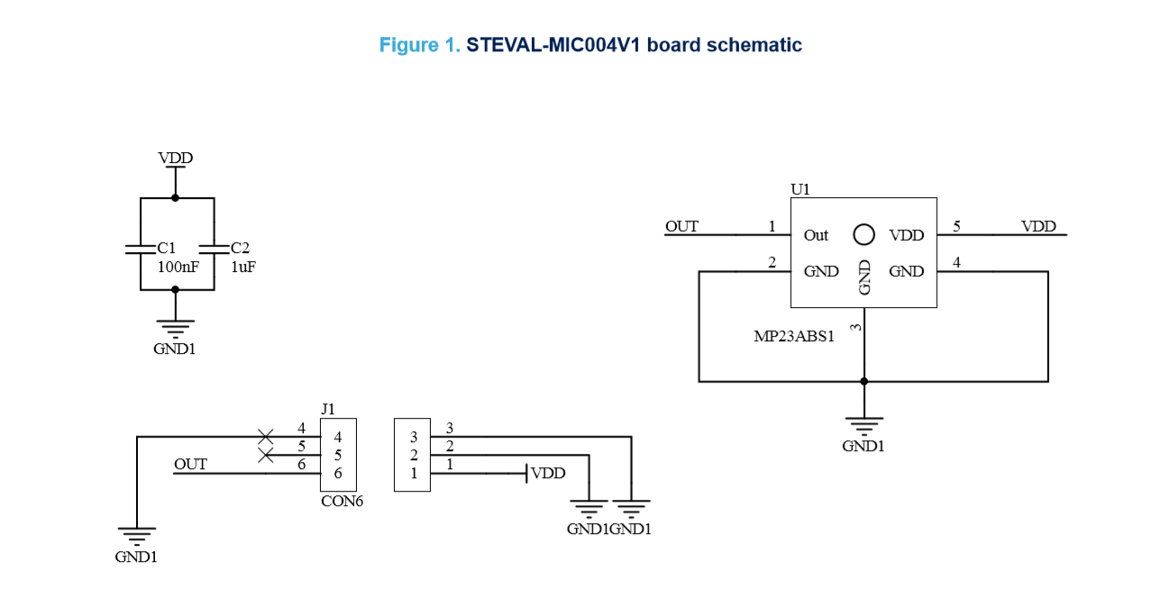 MP23ABS1 - 高性能 MEMS 音频传感器单端模拟底端口麦克风